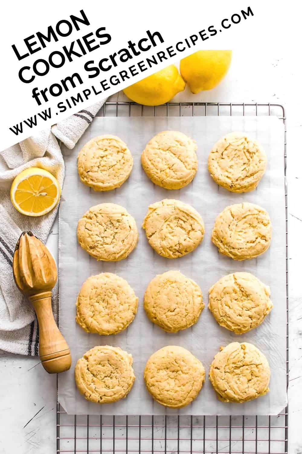Vegan Lemon Cookies - Simple Green Recipes